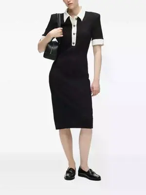 Karl Lagerfeld Contrast Collar Dress