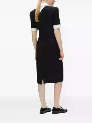 Karl Lagerfeld Contrast Collar Dress