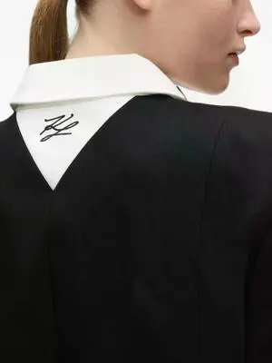 Karl Lagerfeld Contrast Collar Dress
