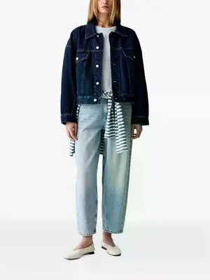 Marc O'polo Faded Barrel-leg Jeans - Blue