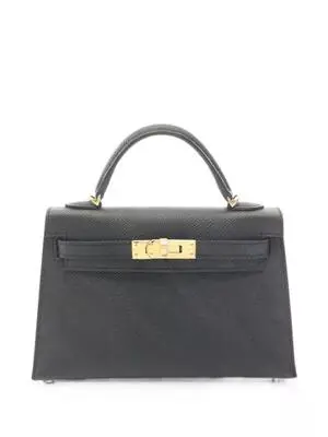 Hermès 2026 Mini Kelly Tote Bag - Black
