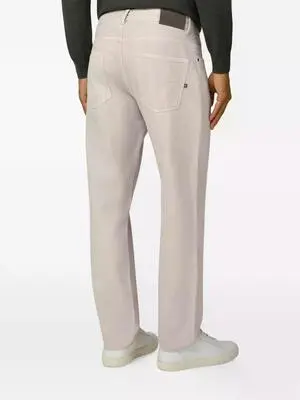 Boggi Milano Jeans In Stretch Denim - Neutrals