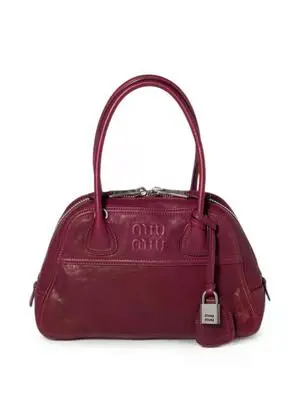 Miu Miu Vivant Nappa Leather Bag - Red