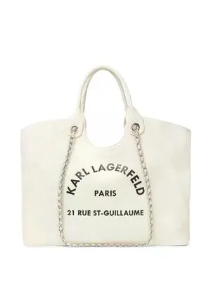 Karl Lagerfeld Rue St-guillaume Tote Bag - Neutrals