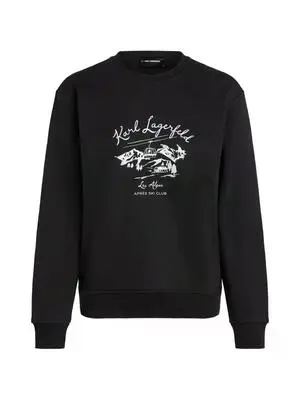 Karl Lagerfeld Après Ski Club Sweatshirt - Black