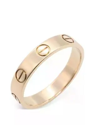 Cartier 18k Rose Gold Love Ring - Pink