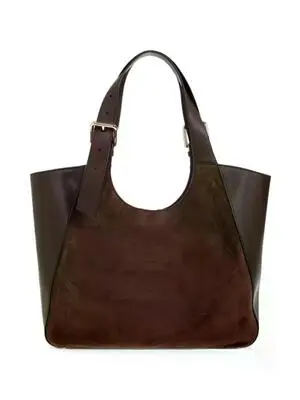 Furla Suede-panelled Shoulder Bag