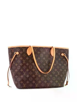 LOUIS VUITTON Monogram Canvas Tote Bag - Brown