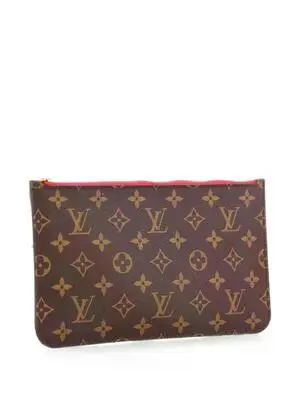 LOUIS VUITTON Neverfull Pochette Monogram Canvas Large Pouch