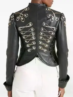 TEMPERLEY LONDON Balthazar Embellished Leather Jacket