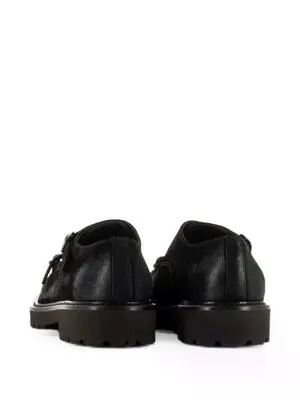 DOUCAL'S Double-buckle Apron-toe Monk Shoes