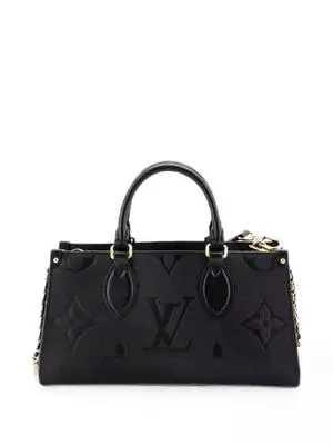 LOUIS VUITTON Onthego Monogram Empreinte Giant East West Tote Bag - Black
