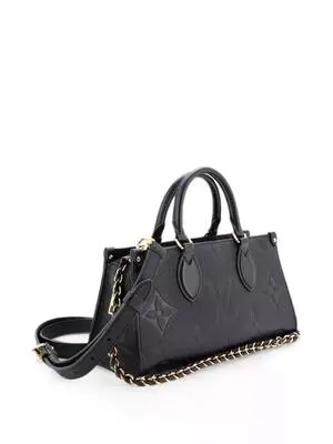 LOUIS VUITTON Onthego Monogram Empreinte Giant East West Tote Bag - Black