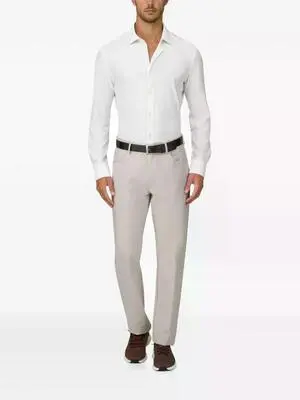 Boggi Milano Shirt In Stretch Nylon B Tech Slim Fit