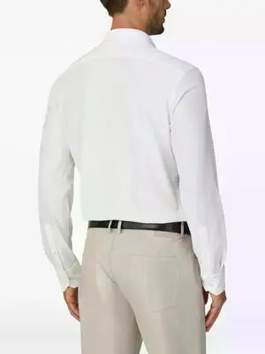 Boggi Milano Shirt In Stretch Nylon B Tech Slim Fit
