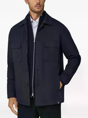 Boggi Milano Shirt Jacket Double Nylon Stretch B Tech