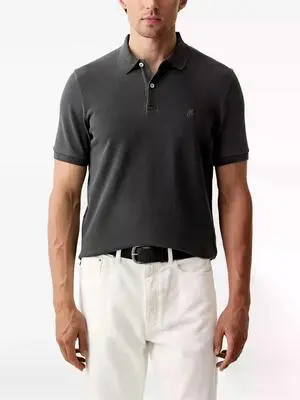 Marc O'polo Logo-embroidered Polo Shirt - Grey