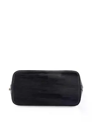 LOUIS VUITTON Vintage Alma Handbag Epi Leather Pm Satchel - Black