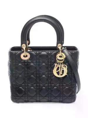 Dior Lady Tote Bag - Black