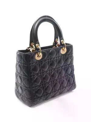 Dior Lady Tote Bag - Black