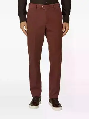 Boggi Milano Trousers In Stretch Cotton Tencel