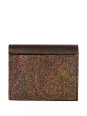 Etro Arnica Tri-fold Paisley-print Wallet