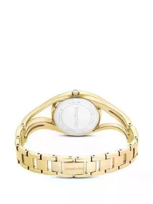 SWAROVSKI 28mm Round Watch With Crystal Embellishments