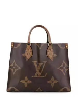 LOUIS VUITTON Onthego Reverse Monogram Giant Mm Tote Bag - Brown
