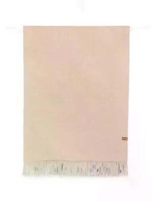 Liu Jo Logo-embossed Fringed Scarf