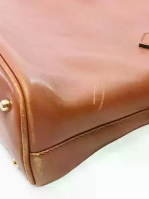 Gucci 2000s Bamboo-handle Leather Tote Bag - Brown