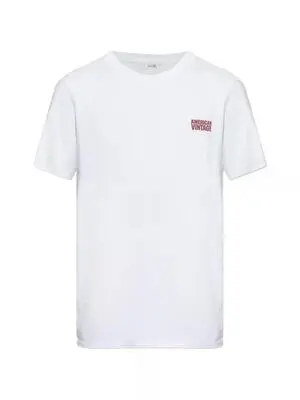 American Vintage Ykobow Logo-print T-shirt - White