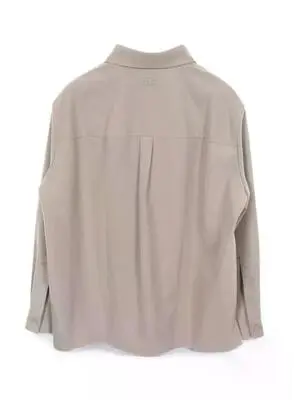 Fendi Ff Logo Embroidery Shirt