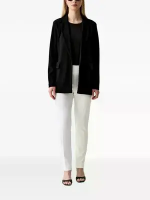 Joseph Ribkoff Logo-plaque Slim-fit Trousers - White