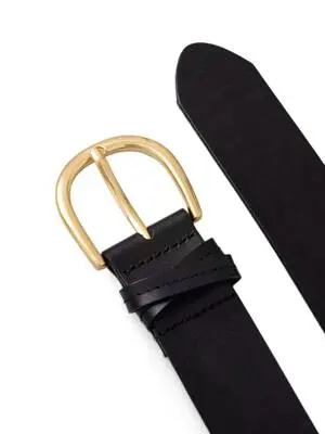 Marc O'polo Leather Belt With D-ring Buckle