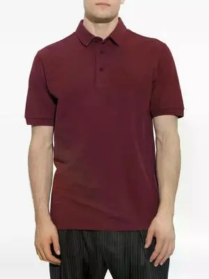 Etro Embroidered-logo Polo Shirt - Red