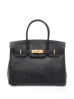 Hermès 2010s Birkin 30 Epsom Tote Bag - Black