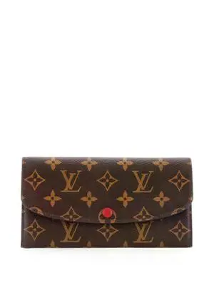 LOUIS VUITTON Emilie Wallet Monogram Canvas Small Wallets