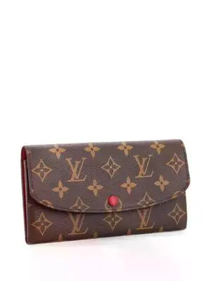 LOUIS VUITTON Emilie Wallet Monogram Canvas Small Wallets