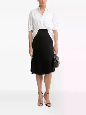SILVIAN HEACH Layered Panelled Midi Dress