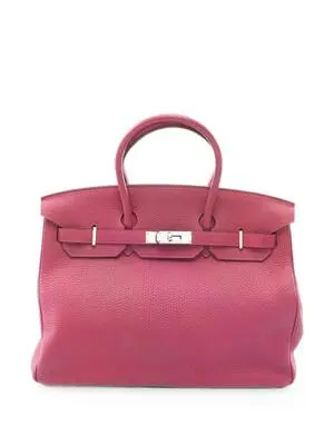 Hermès 2010s Birkin 35 Togo Tote Bag - Pink