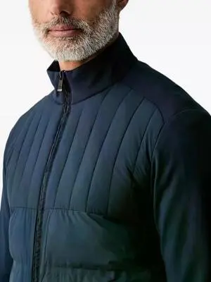 HACKETT LONDON Quilted Panelled Jacket