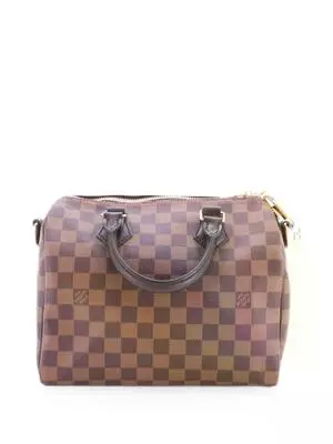LOUIS VUITTON Speedy Bandouliere Satchel - Brown