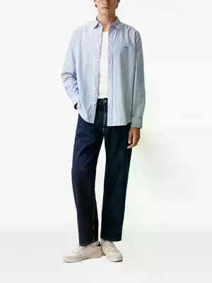 Marc O'polo Straight-leg Jeans With Logo Patch