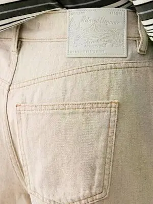 Sisley Raw-cut Wide-leg Denim Shorts
