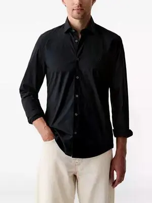 Marc O'polo Logo-embroidered Long-sleeve Shirt