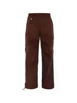GANNI Multi-pocket Cargo Pants - Brown