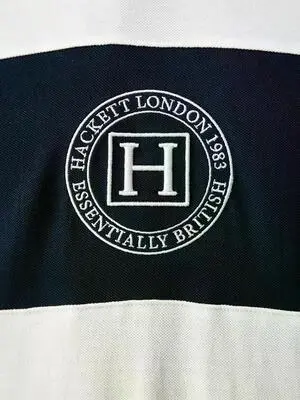 HACKETT LONDON Logo-embroidered Buttoned Polo Shirt