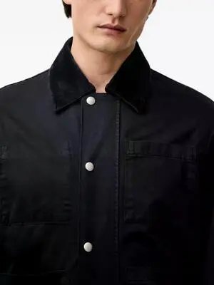 Marc O'polo Corduroy-collar Patch-pocket Jacket