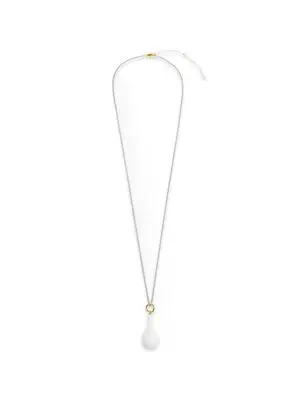 TOTEME White Crystal Pendant Necklace - Silver