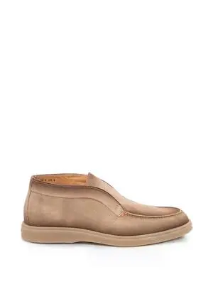 Santoni Digits Round-toe Suede Desert Boots